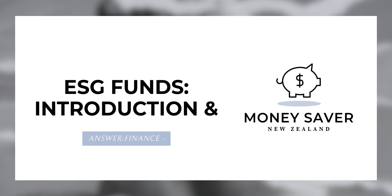 ESG Funds - MoneySavers.co.nz
